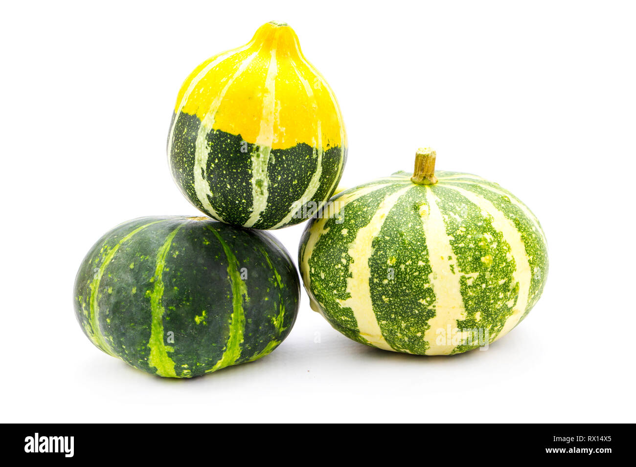 Three decorative mini pumpkins hi-res stock photography and images - Alamy