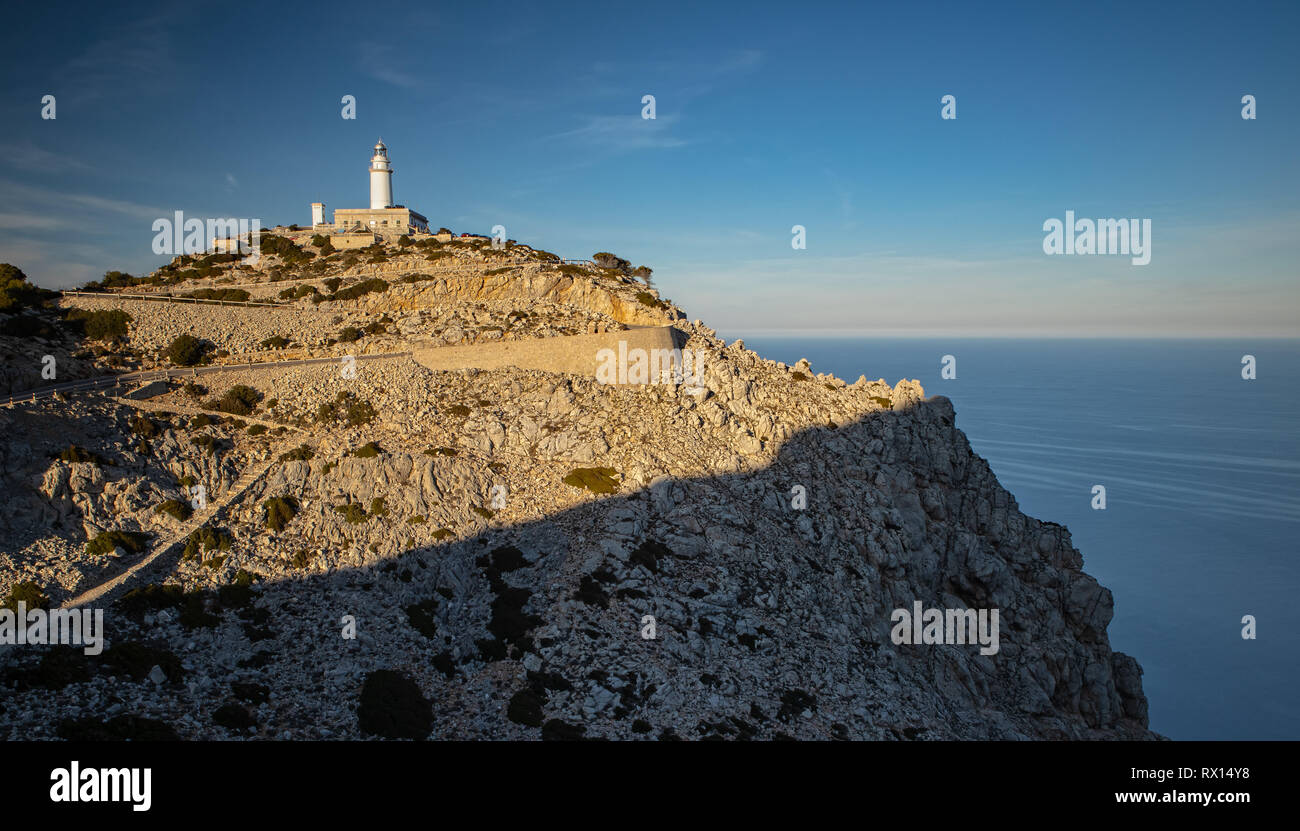 Lighthouse of the Cap de Formentor in Mallorca, Spain Stock Photo - Alamy