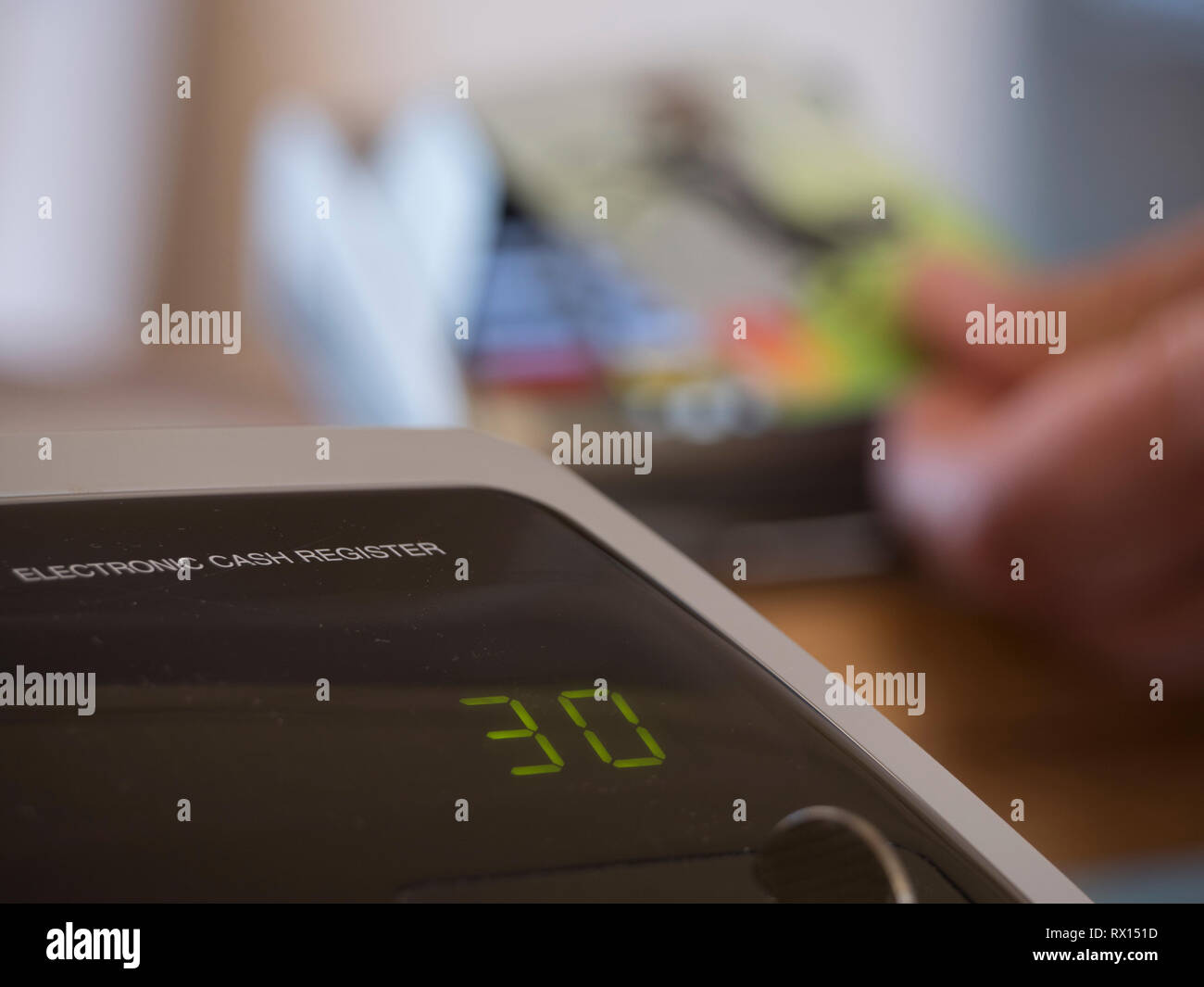 Contactless payment card machine hi-res stock photography and images ...