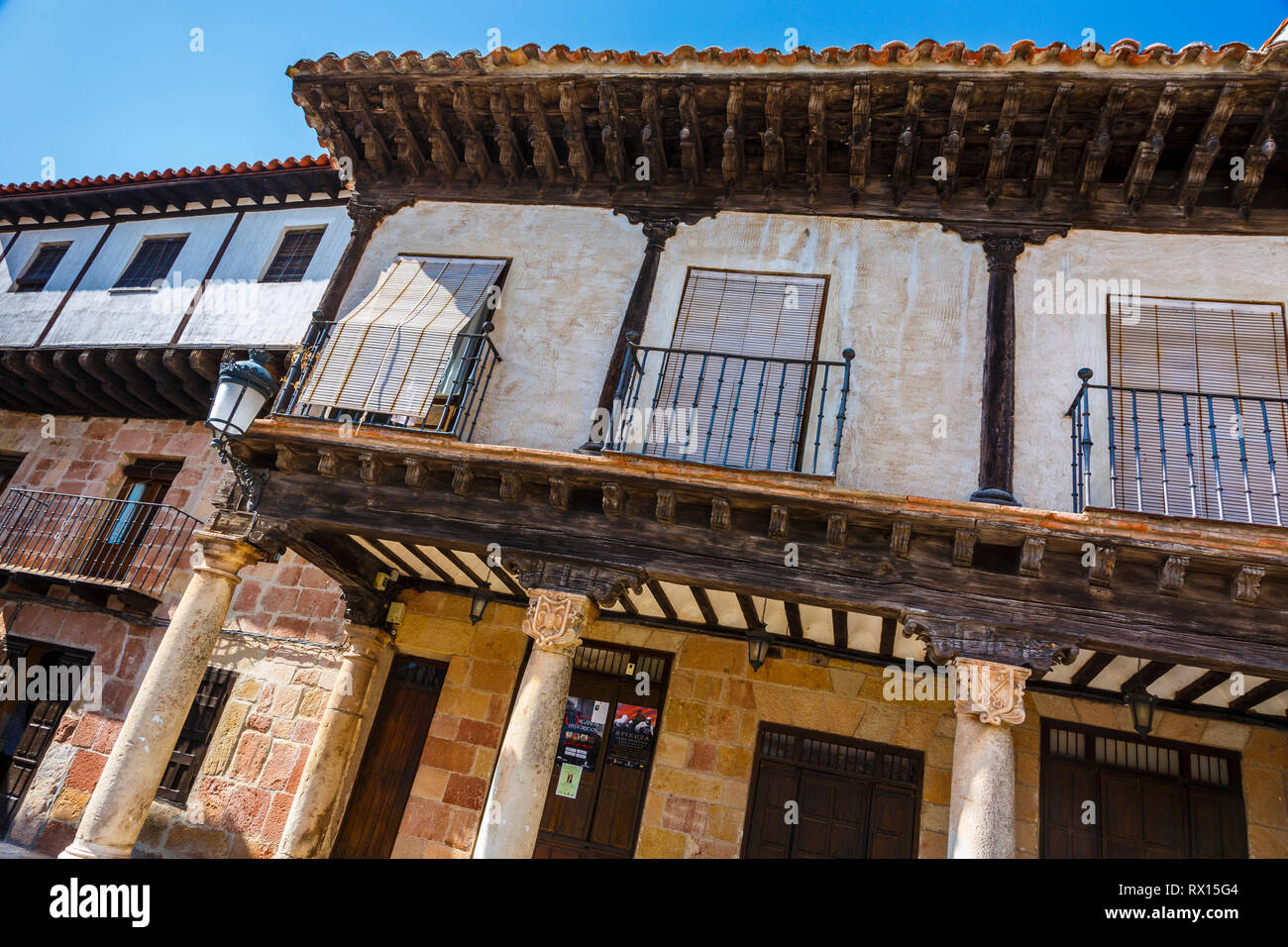 Old square in a village Stock Photo - Alamy