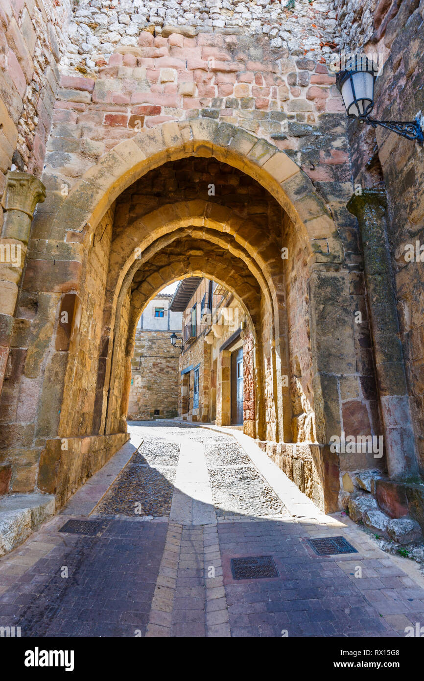 Old arch in a village village Stock Photo - Alamy