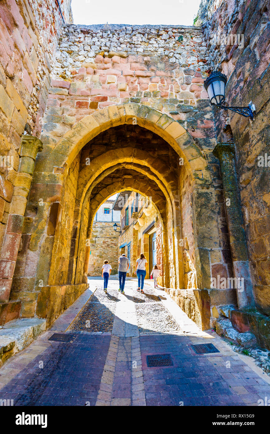 Old arch in a village village Stock Photo - Alamy