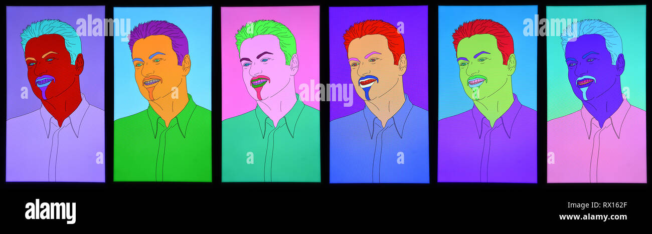 A composite image of Commissioned Portrait Untitled (George) by Michael ...