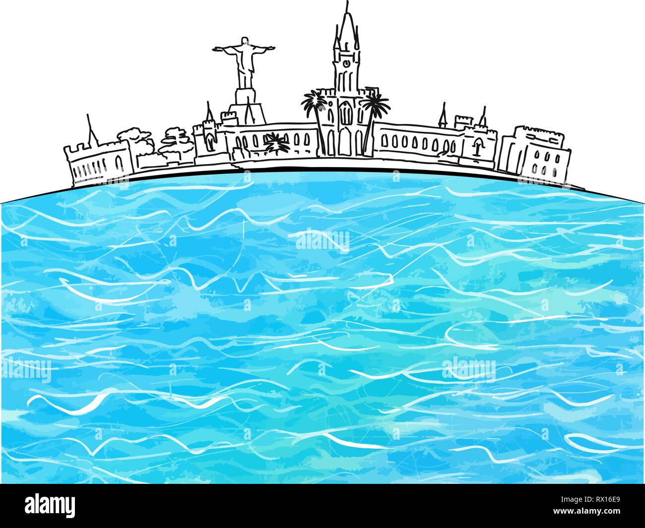 Rio de janeiro Stock Vector Images - Alamy