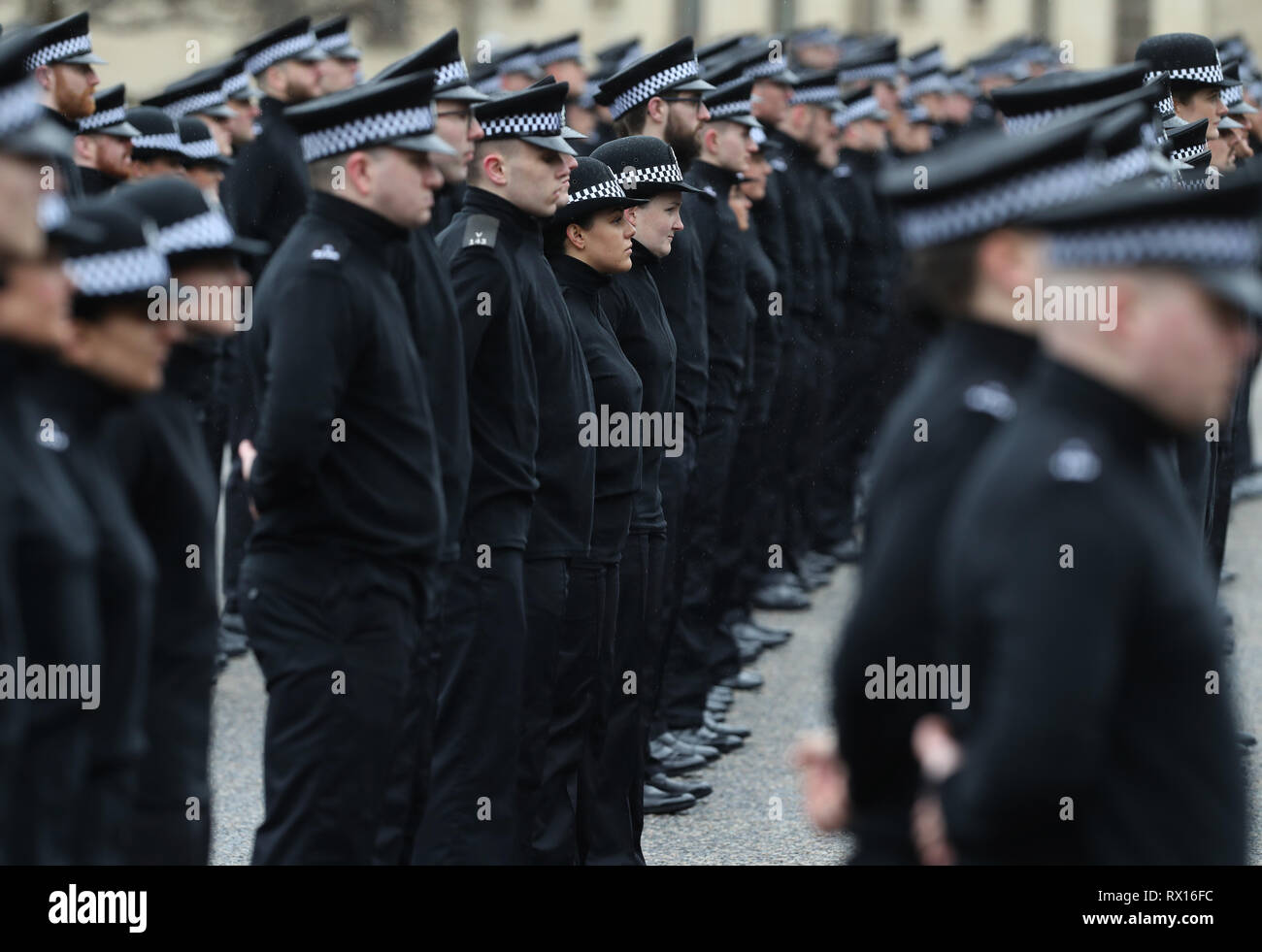 The latest recruits to join Police Scotland during their passing out ...