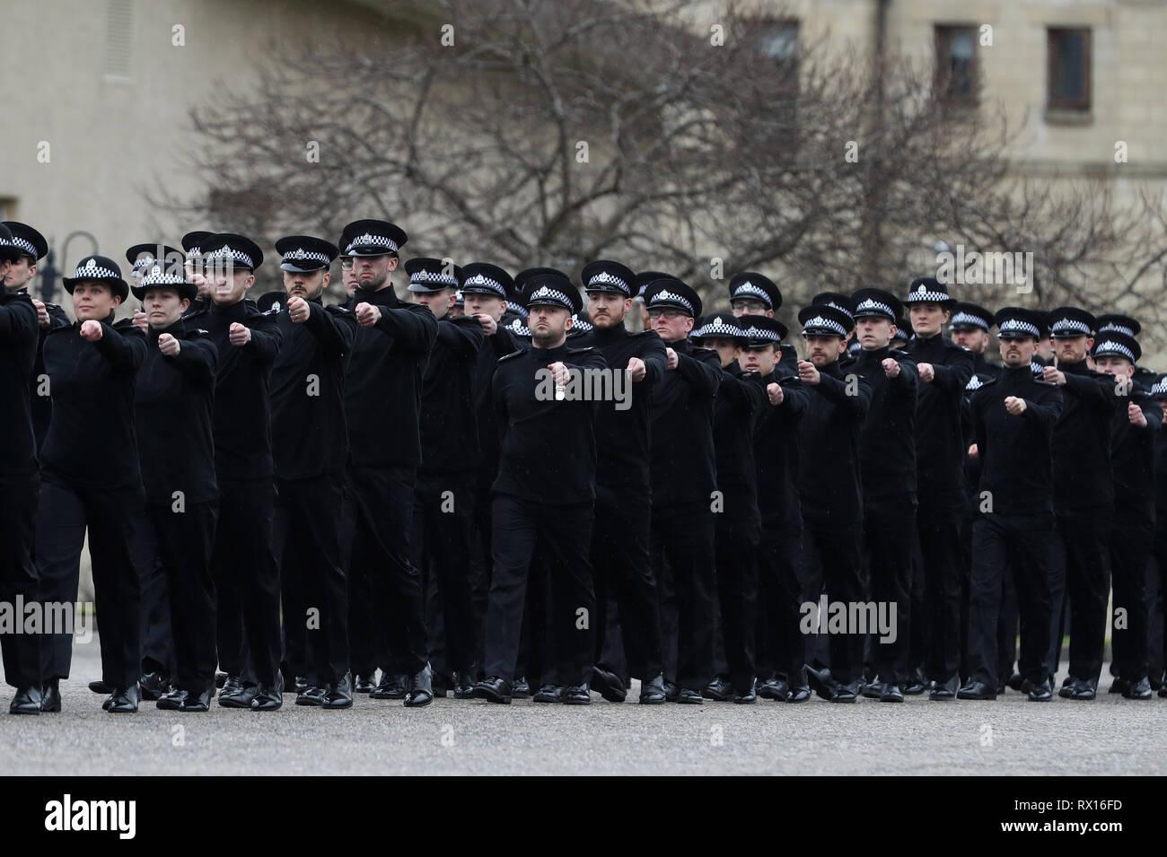 The latest recruits to join Police Scotland during their passing out ...