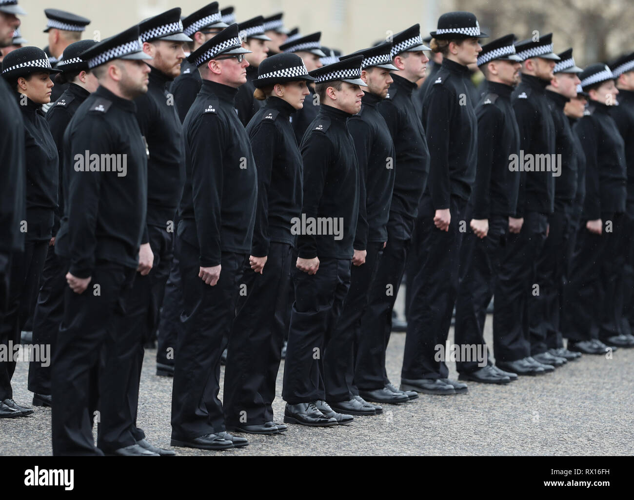 The latest recruits to join Police Scotland during their passing out ...
