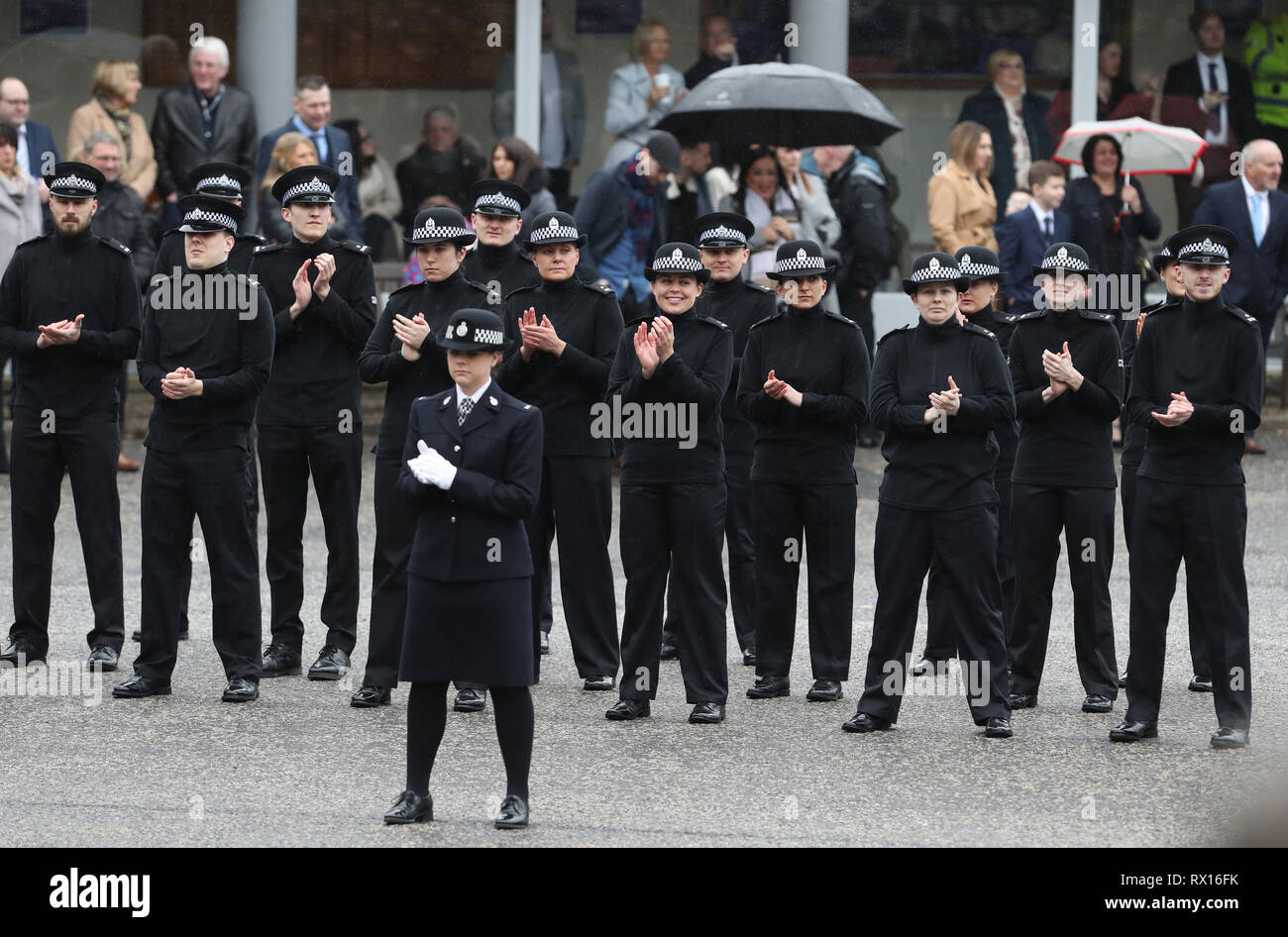The latest recruits to join Police Scotland during their passing out ...