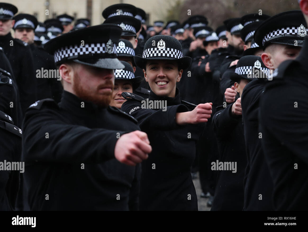 The latest recruits to join Police Scotland during their passing out ...