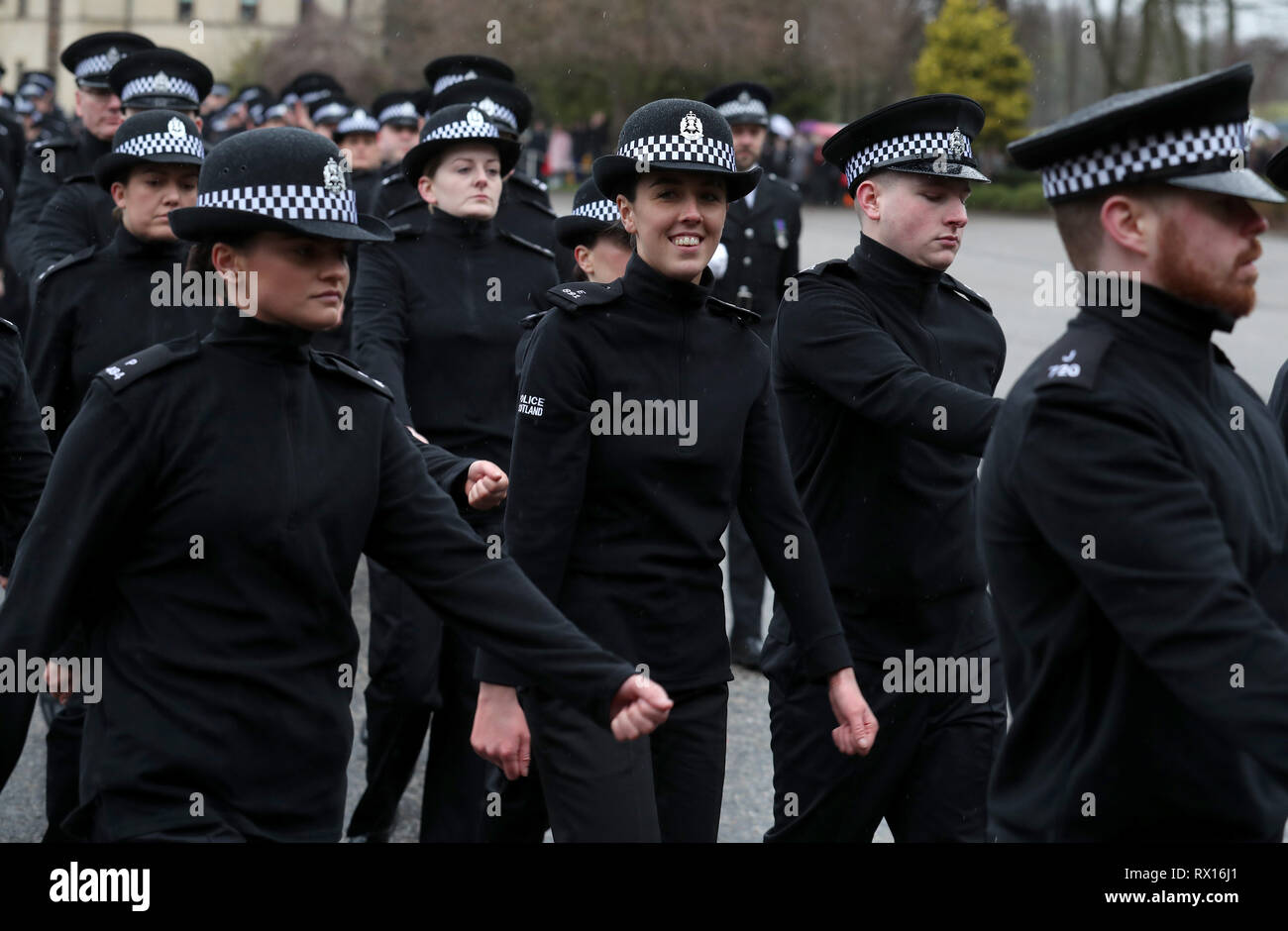 The latest recruits to join Police Scotland during their passing out ...