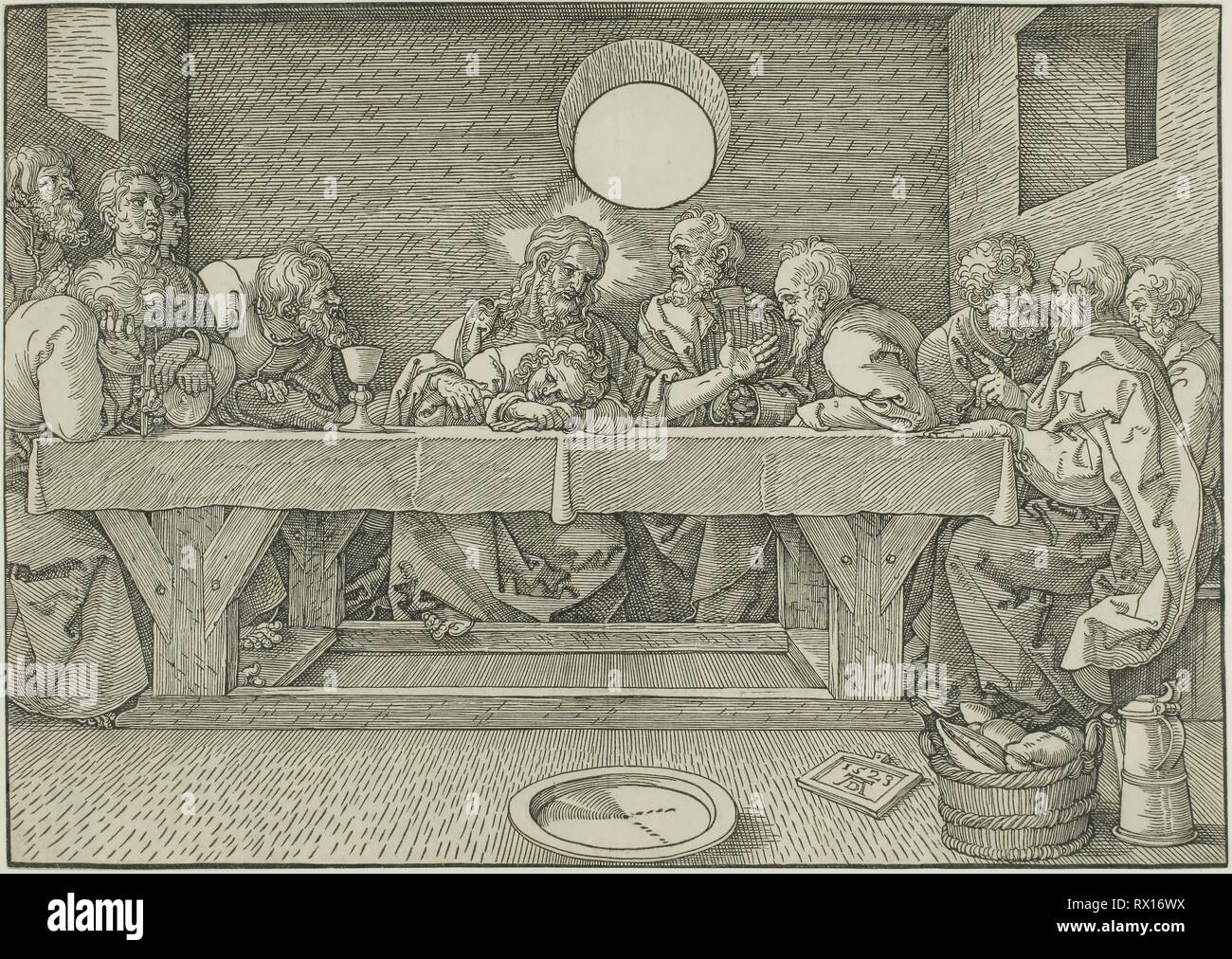 The Last Supper. Albrecht Dürer; German, 1471-1528. Date: 1523-1524 ...