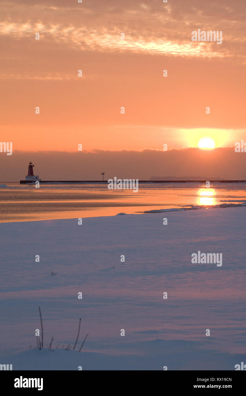 Menominee, Menominee County, Michigan, USA Stock Photo - Alamy
