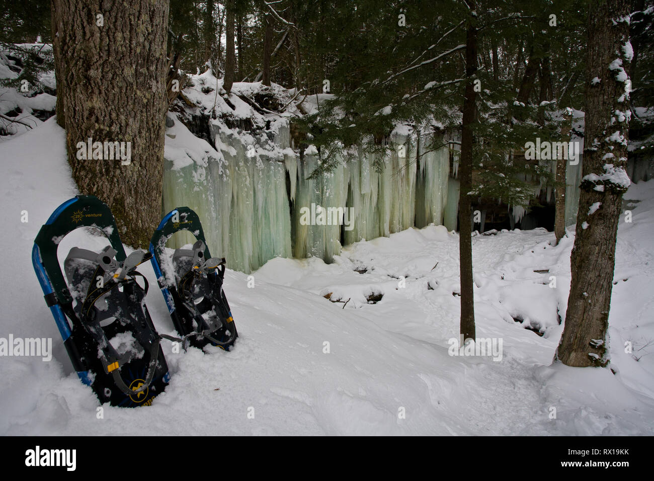 Eben Ice Caves, Alger County, Michigan, USA Stock Photo - Alamy