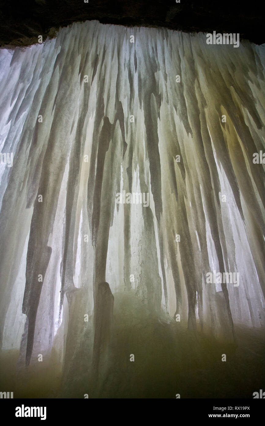 Eben Ice Caves, Alger County, Michigan, USA Stock Photo - Alamy