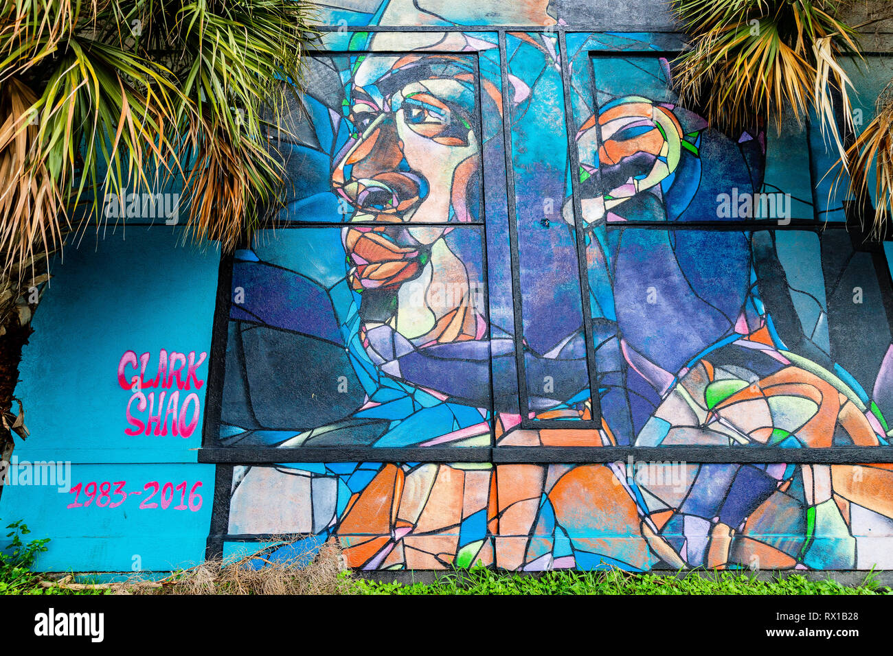 Graffiti by some talented artists in Downtown Houston, TX Stock Photo ...