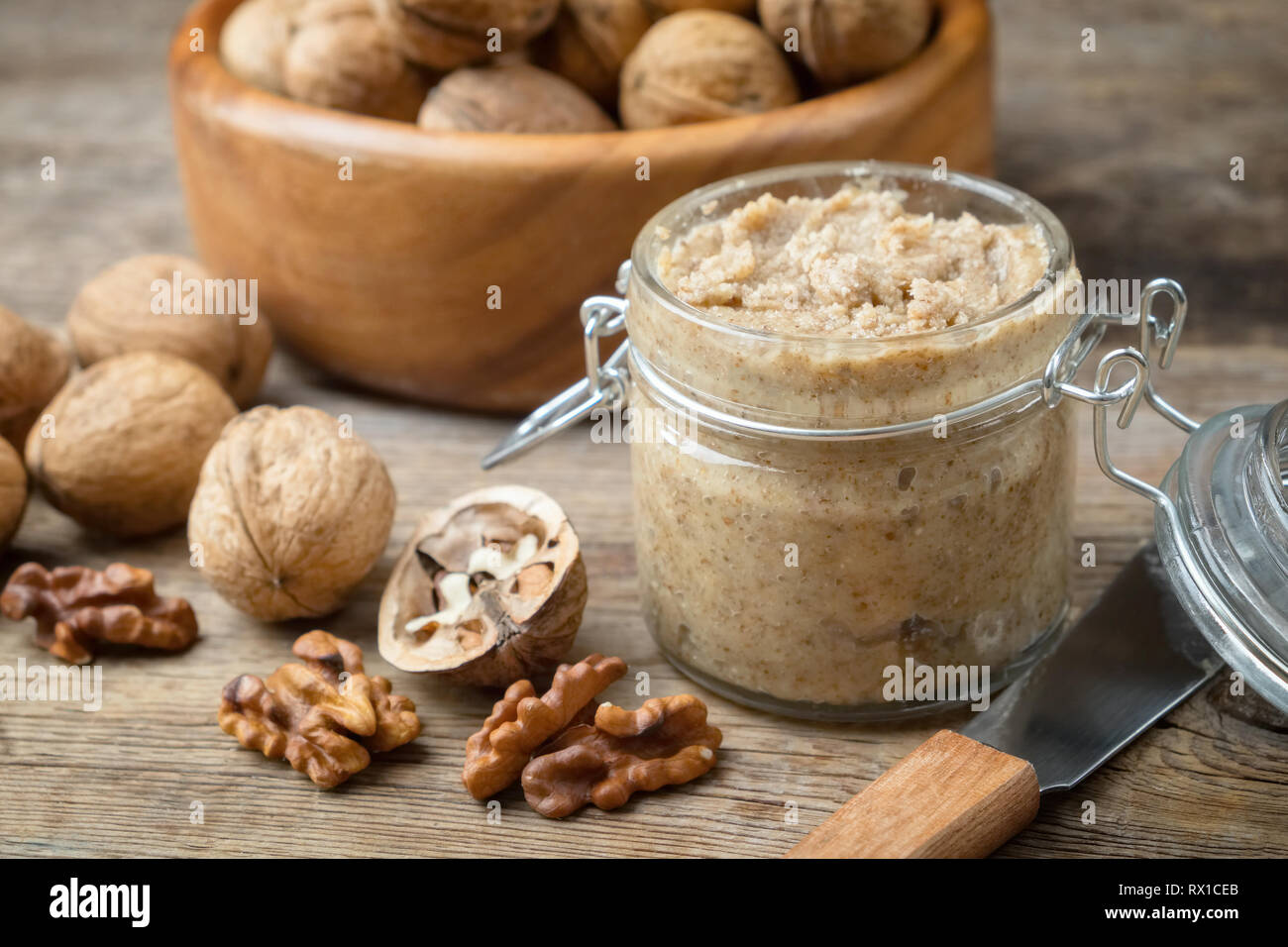 Walnut butter hi-res stock photography and images - Alamy
