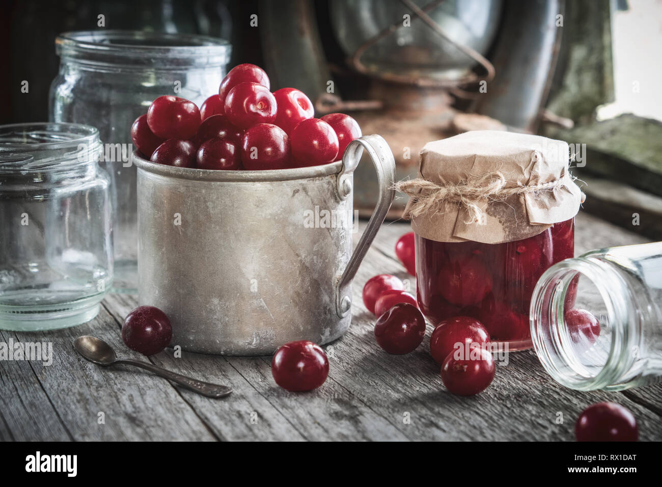 Inside jar hi-res stock photography and images - Alamy