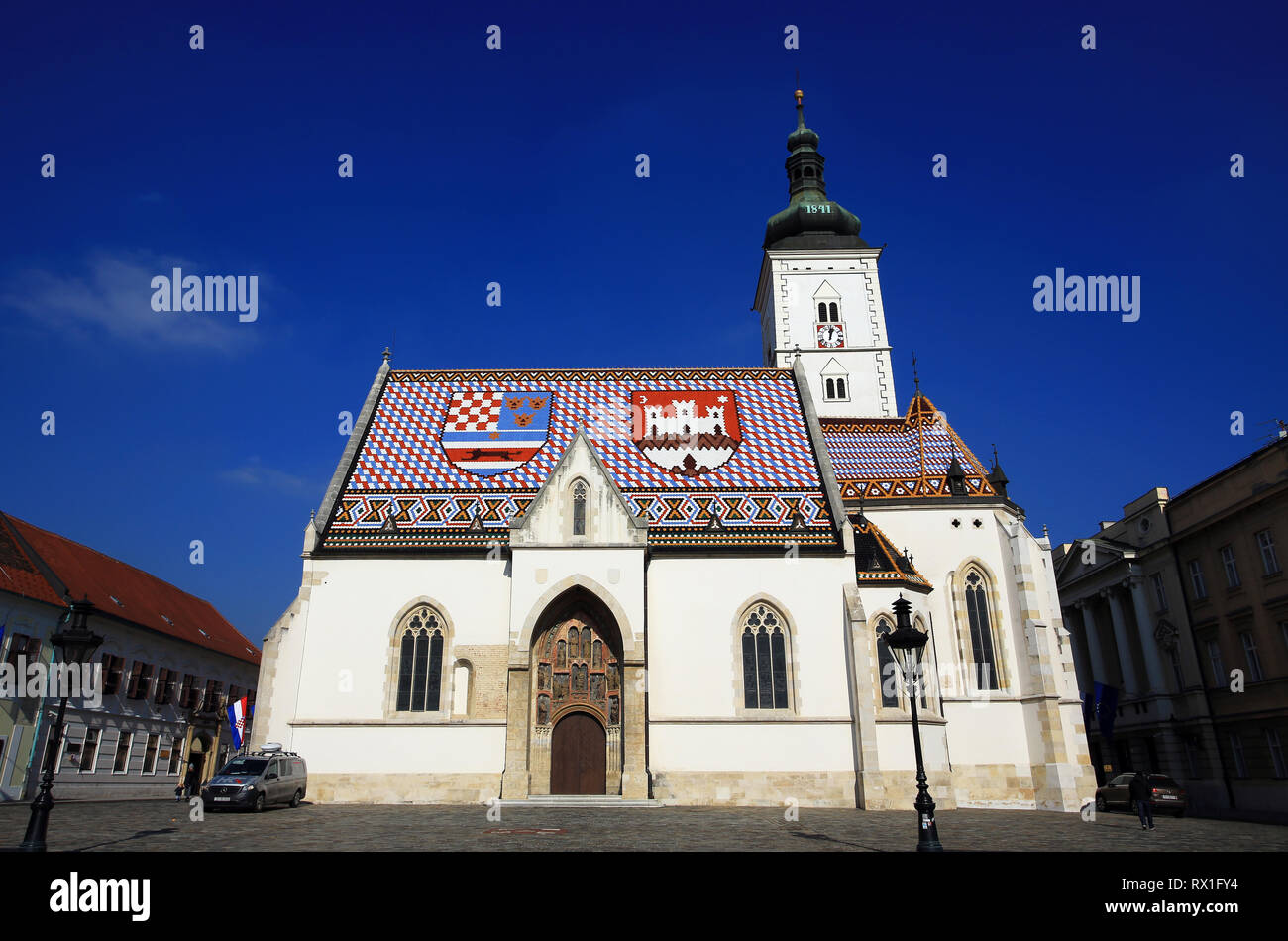 St. Mark's Church, Zagreb Stock Photo - Alamy