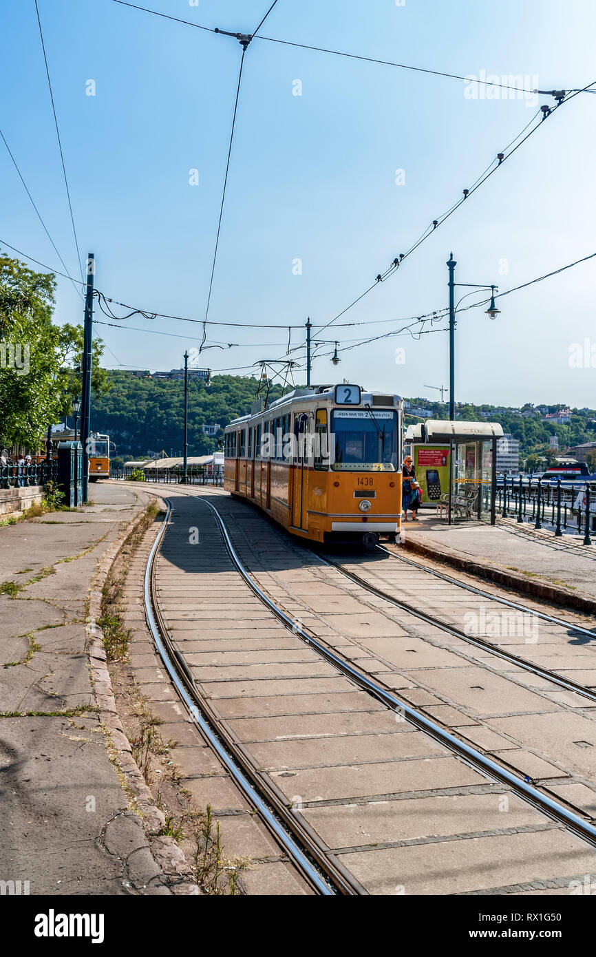 Famous Tramway two in Budapest Stock Photo - Alamy