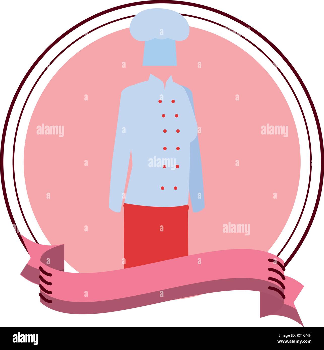 Chef suit jacket with hat Stock Vector Image & Art - Alamy