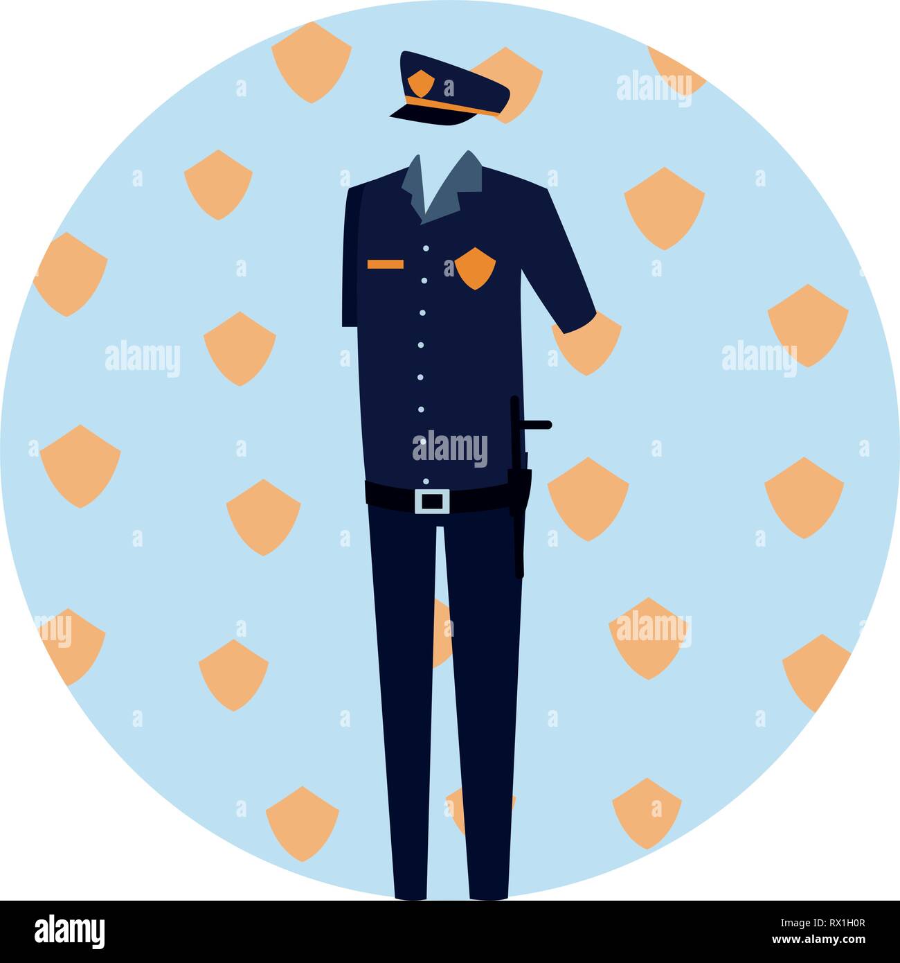 Police officer suit Stock Vector Image & Art - Alamy