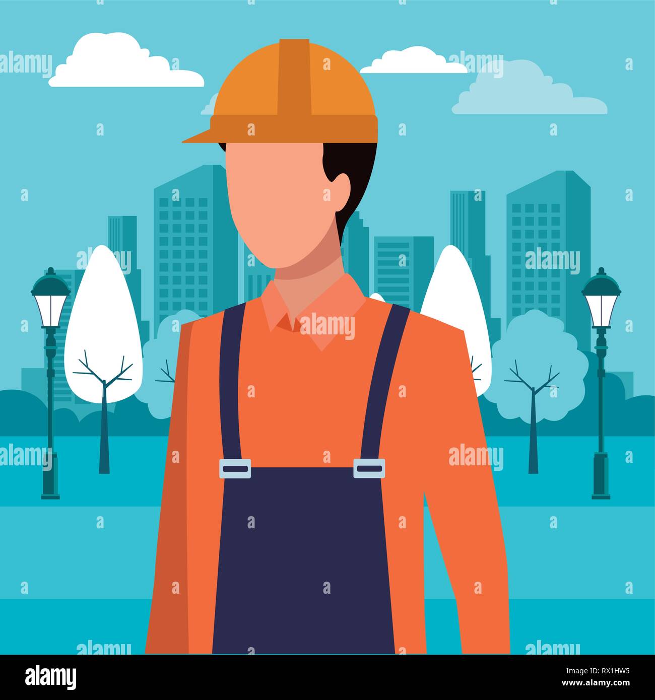 construction worker worker avatar Stock Vector Image & Art - Alamy