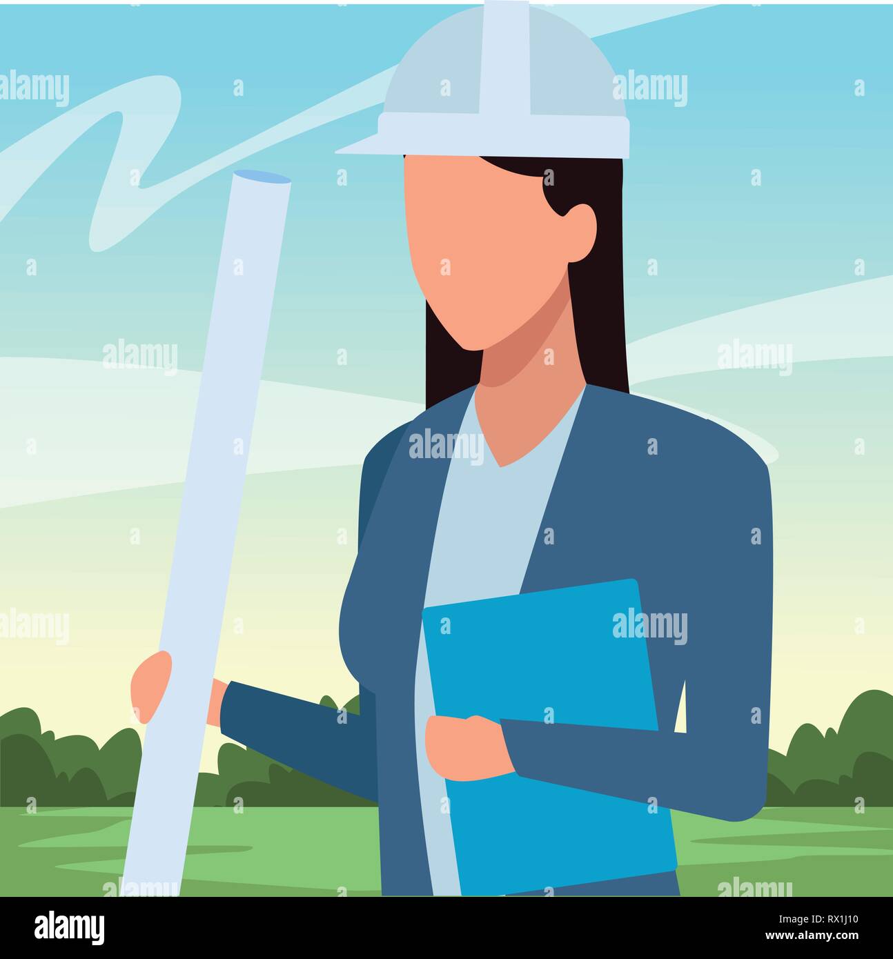 Architect worker avatar Stock Vector Image & Art - Alamy