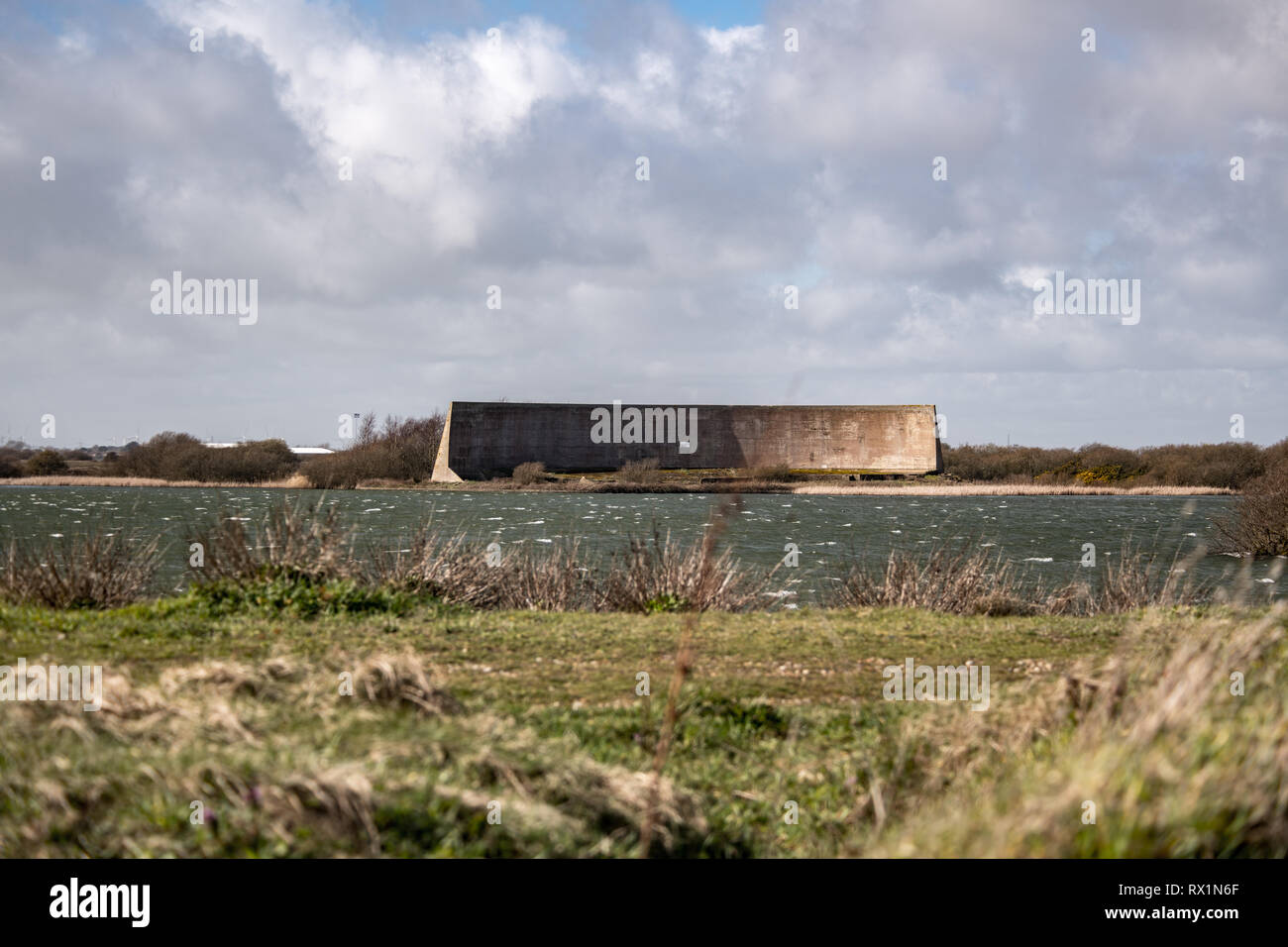 Sound Mirror, Hythe, Kent UK Stock Photo - Alamy