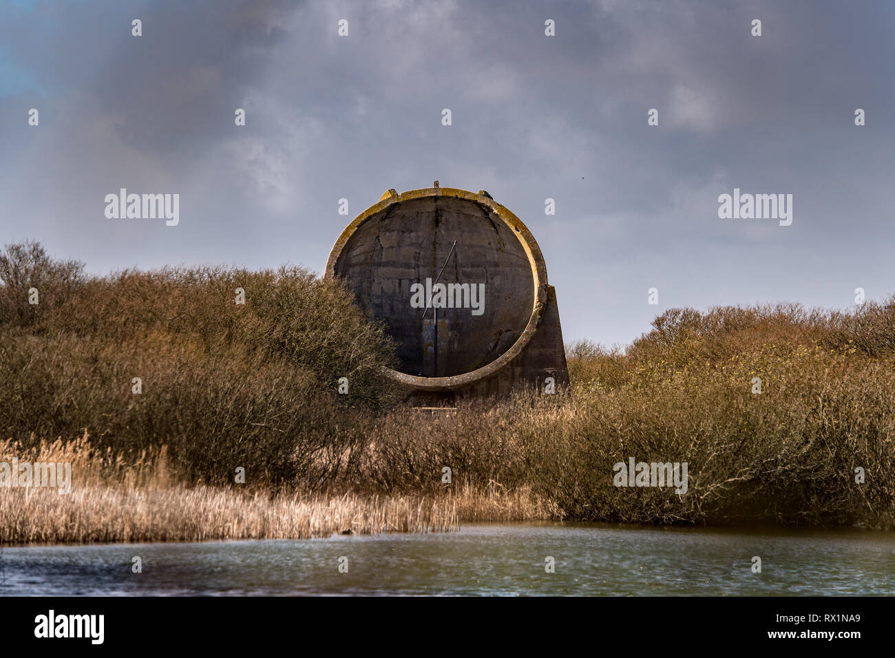 Sound Mirror, Hythe, Kent UK Stock Photo - Alamy