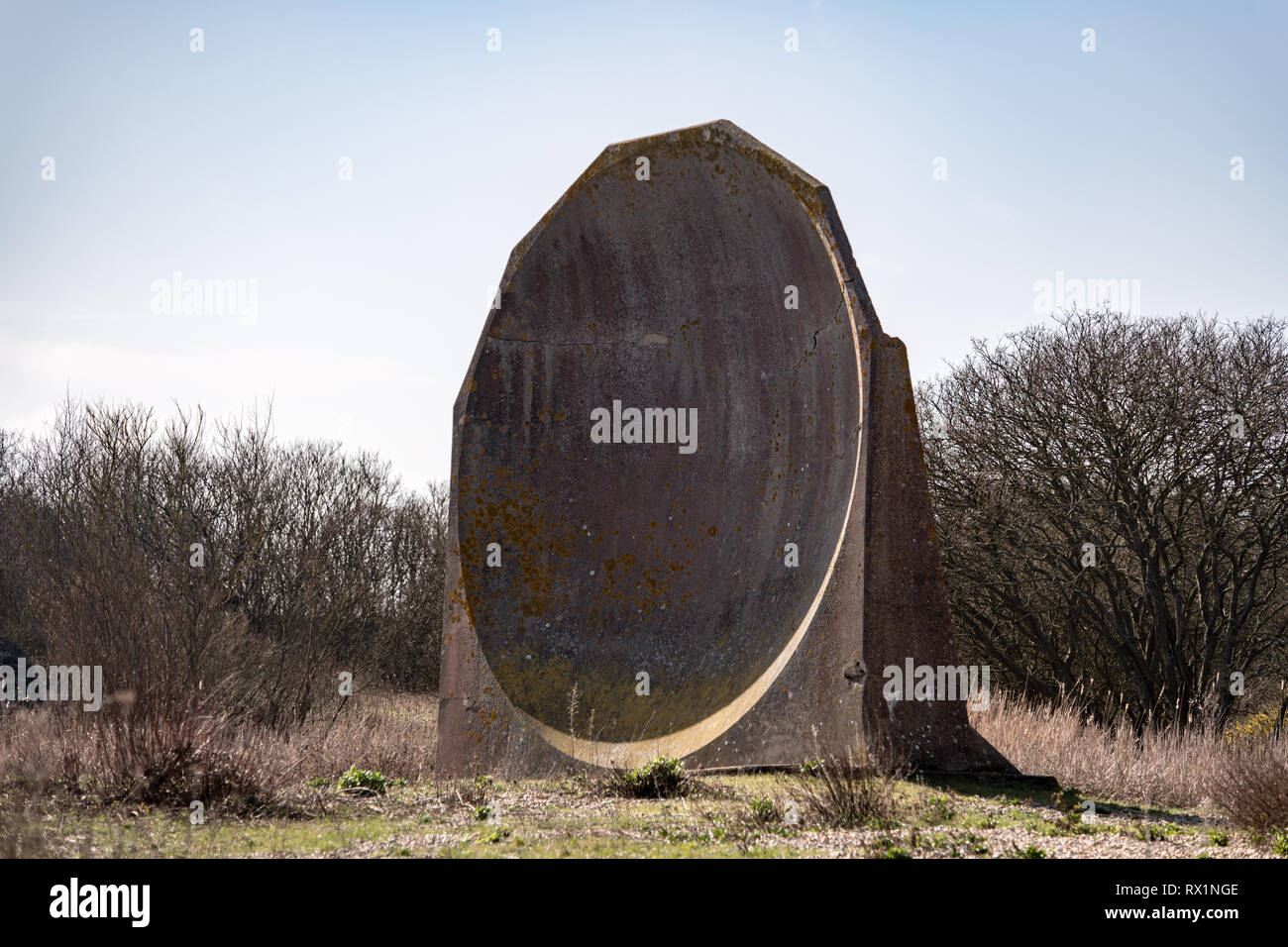 Sound Mirror Hythe, Kent Stock Photo - Alamy