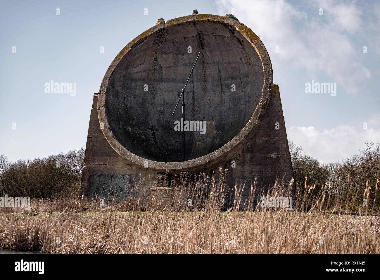 Sound Mirror Hythe, Kent Stock Photo - Alamy
