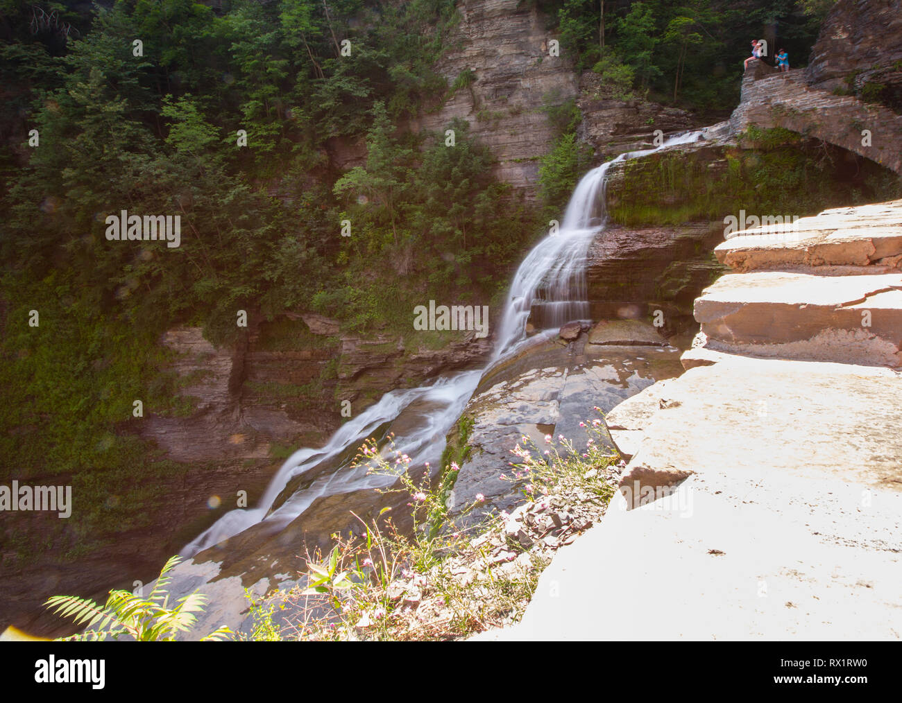Lucifer Falls, Robert Treman State Park, New York Stock Photo - Alamy