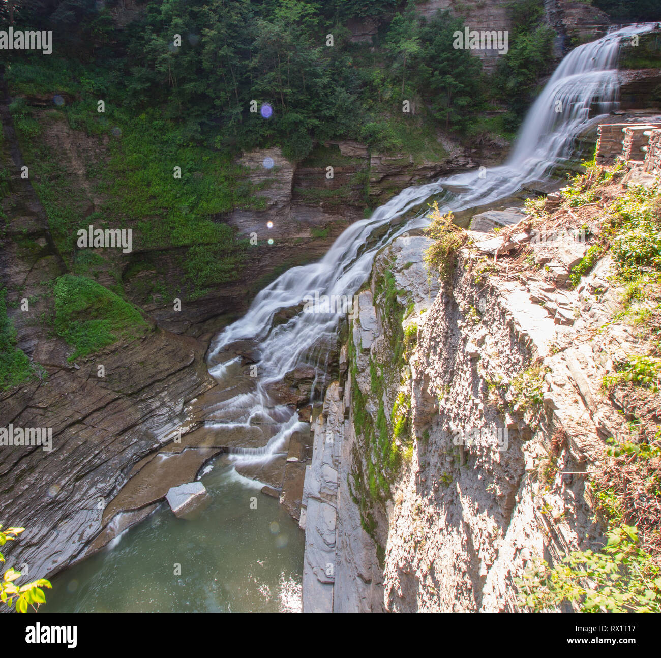 Lucifer Falls, Robert Treman State Park, New York Stock Photo - Alamy