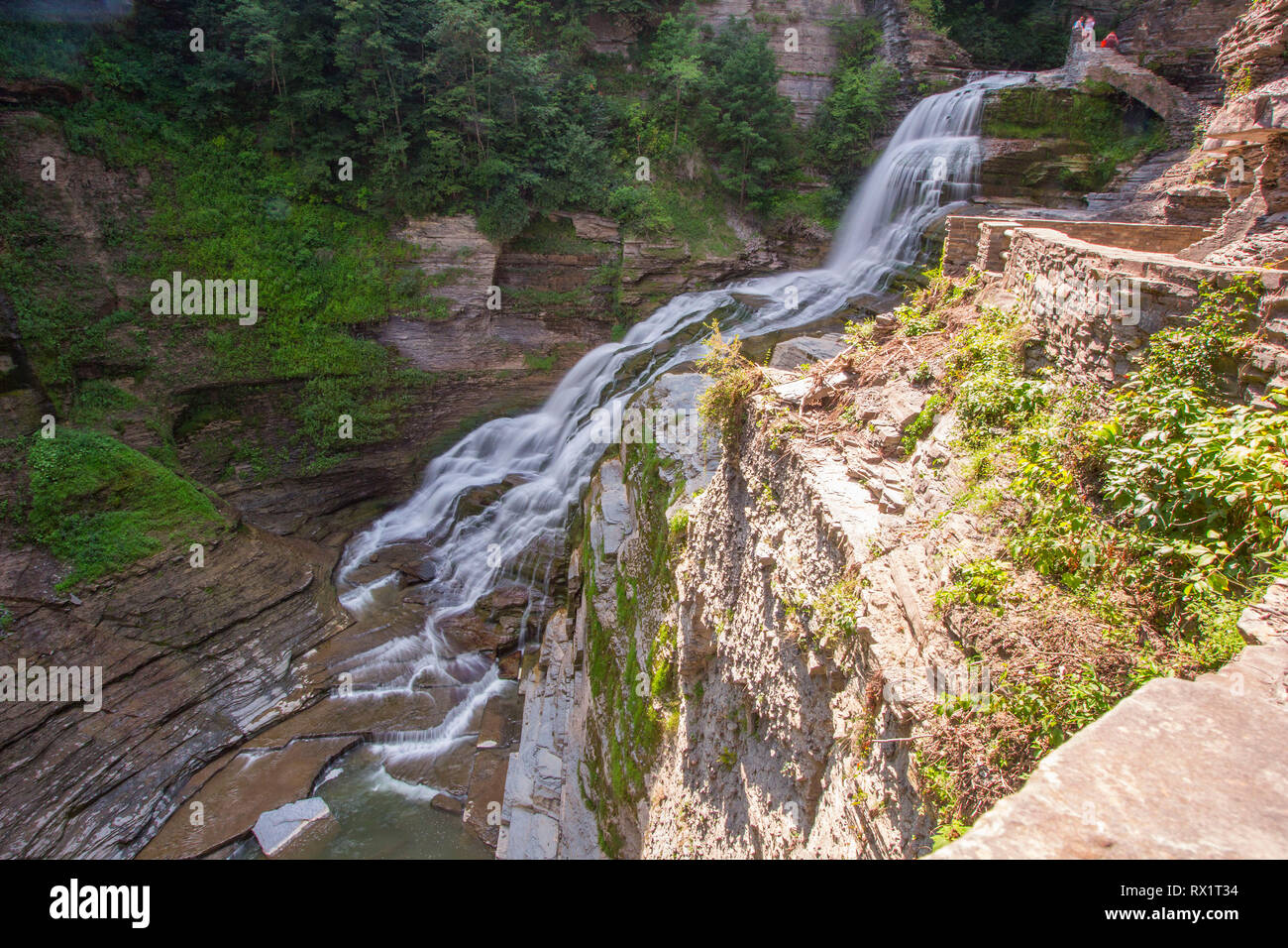 Lucifer Falls, Robert Treman State Park, New York Stock Photo - Alamy