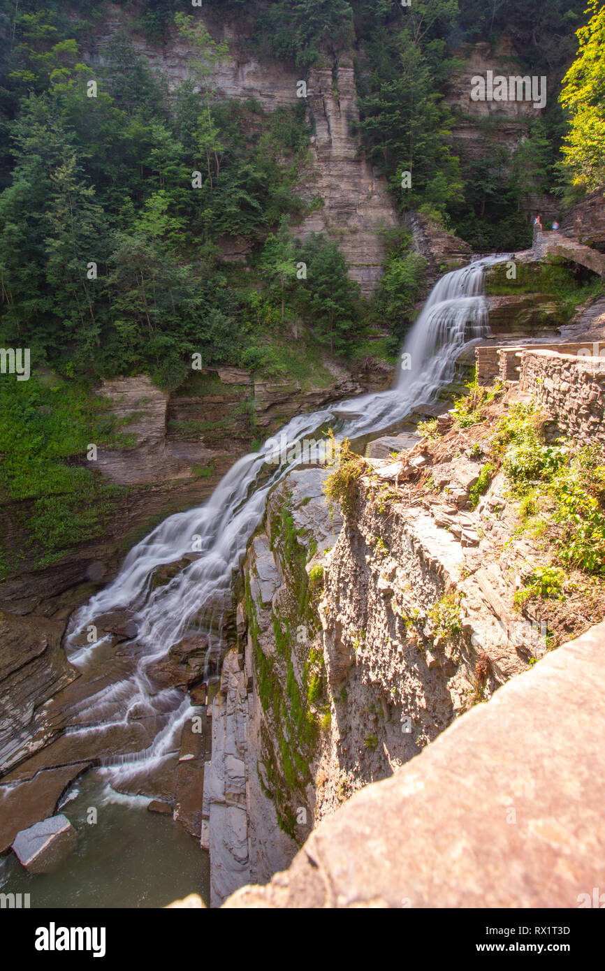 Lucifer Falls, Robert Treman State Park, New York Stock Photo - Alamy