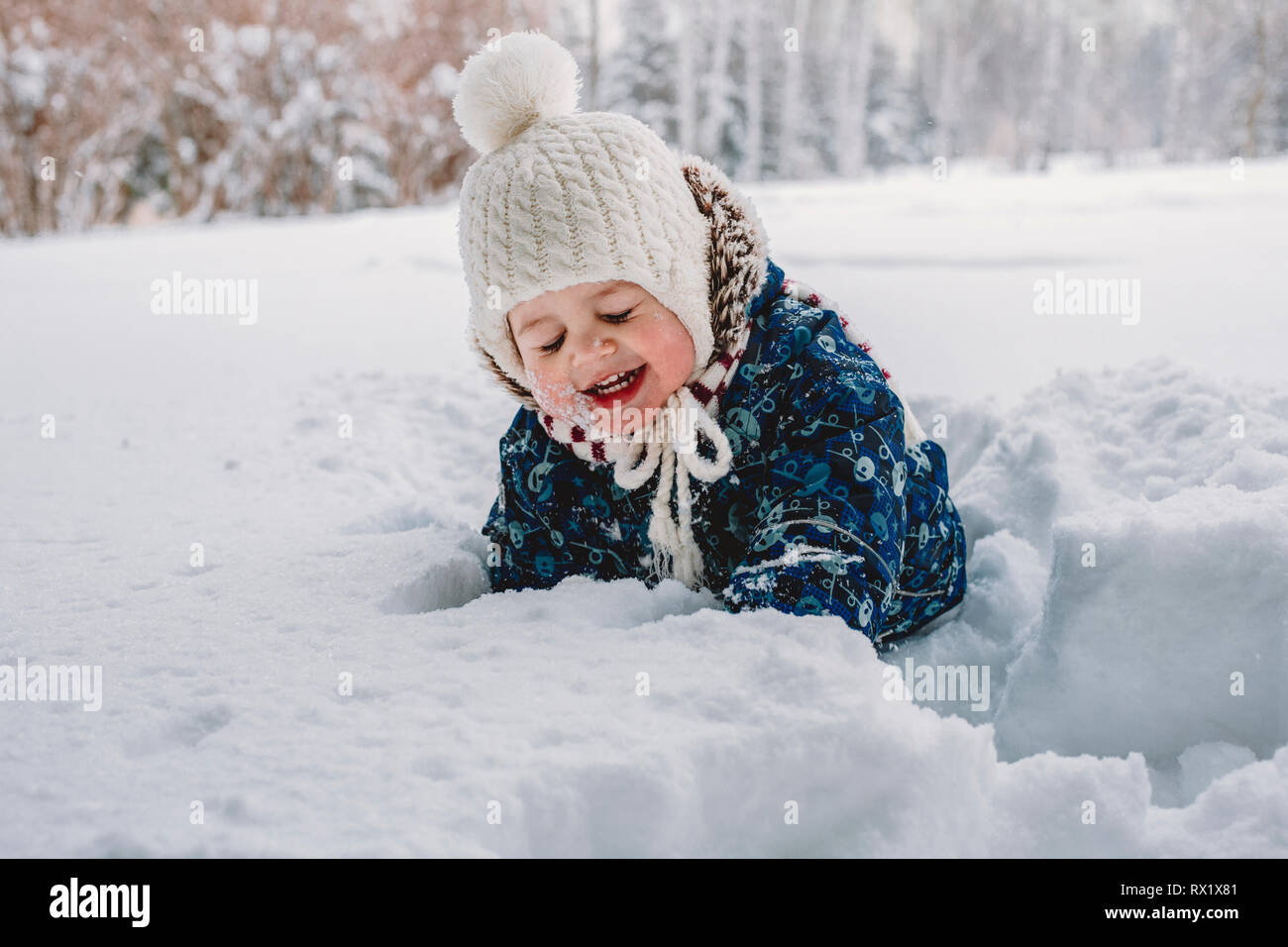 Happy cute baby boy hi-res stock photography and images - Alamy