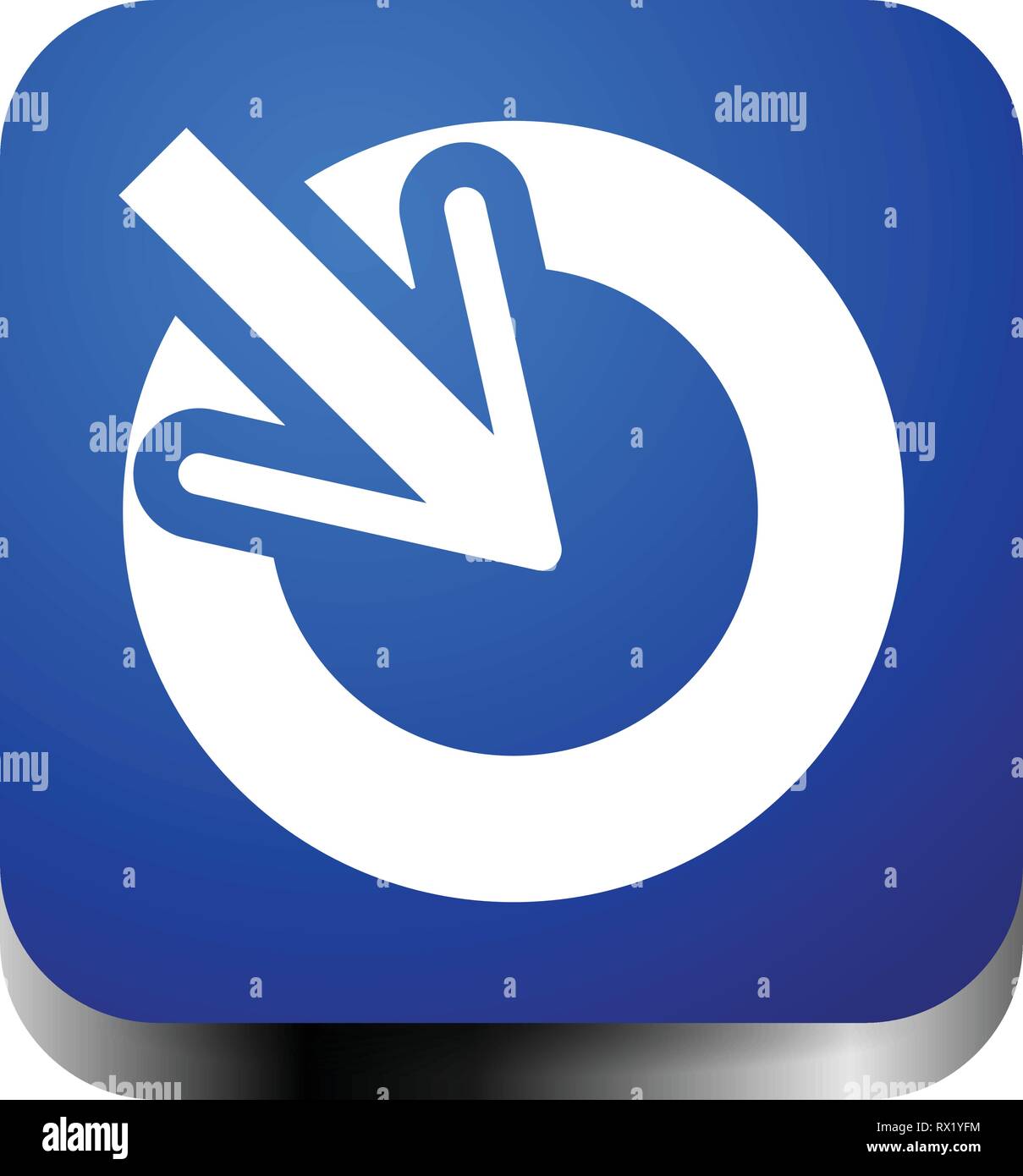 Position, accuracy, alignment concept icon, Cursor points inside a ...