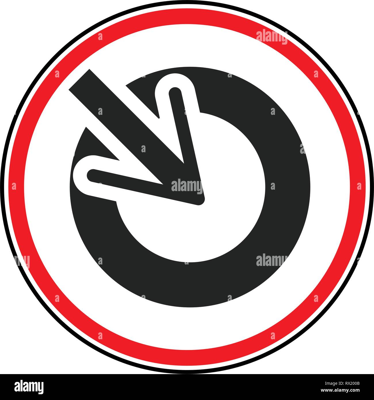 Position, accuracy, alignment concept icon, Cursor points inside a ...