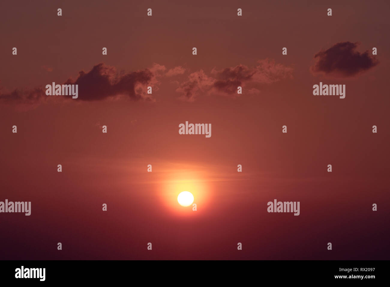 Beautiful sunrise or sunset sky and cloud, scenic orange sunrise ...