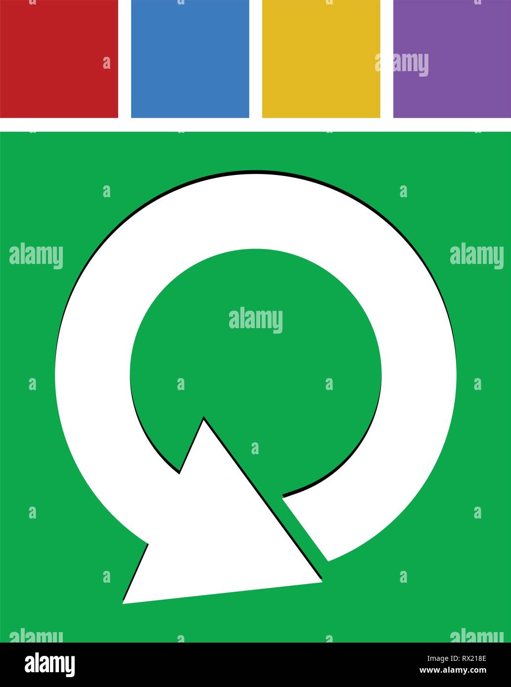 Circular 360 degree arrow icon, Phase, cycle, restart and similar ...