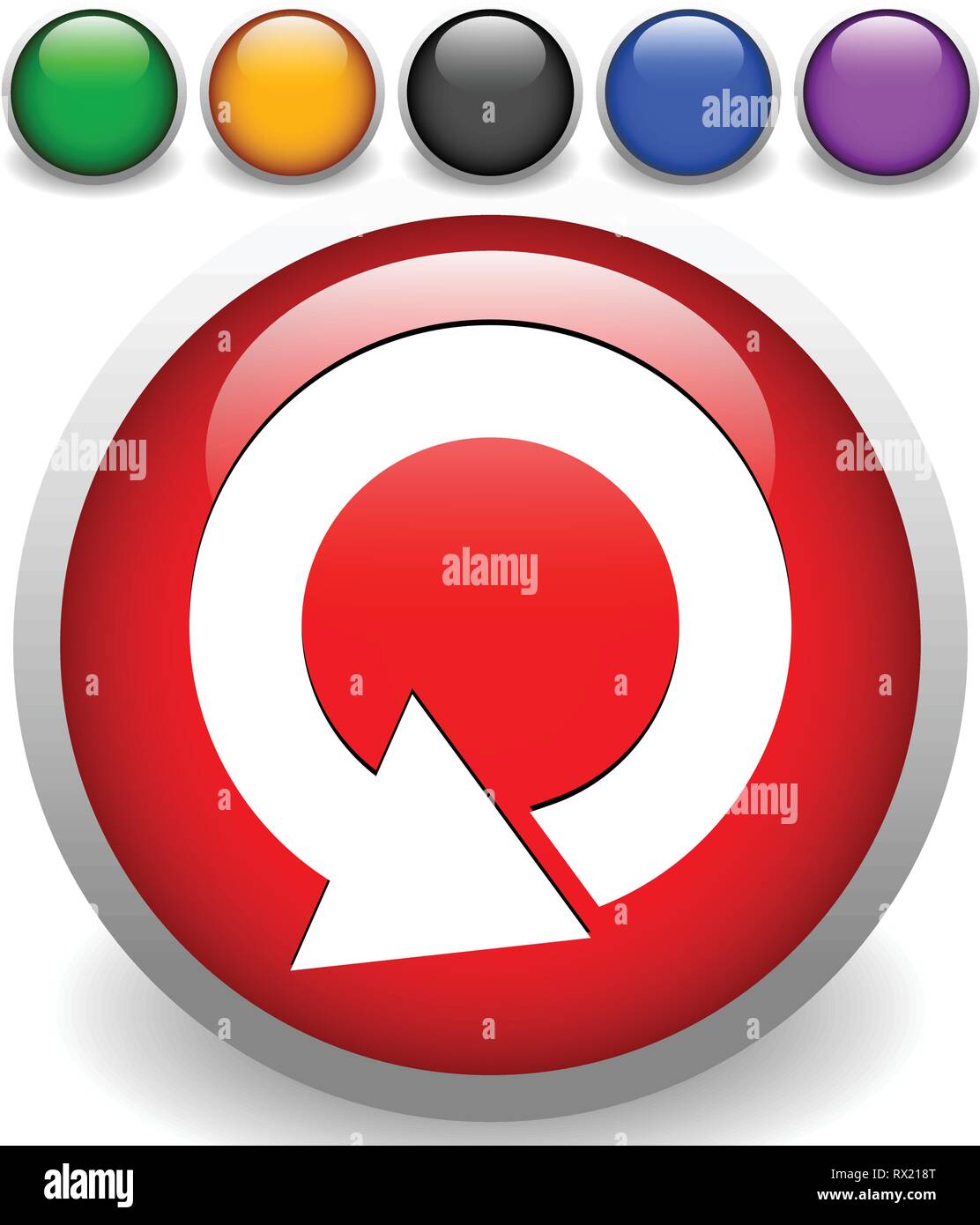 Circular 360 degree arrow icon, Phase, cycle, restart and similar ...