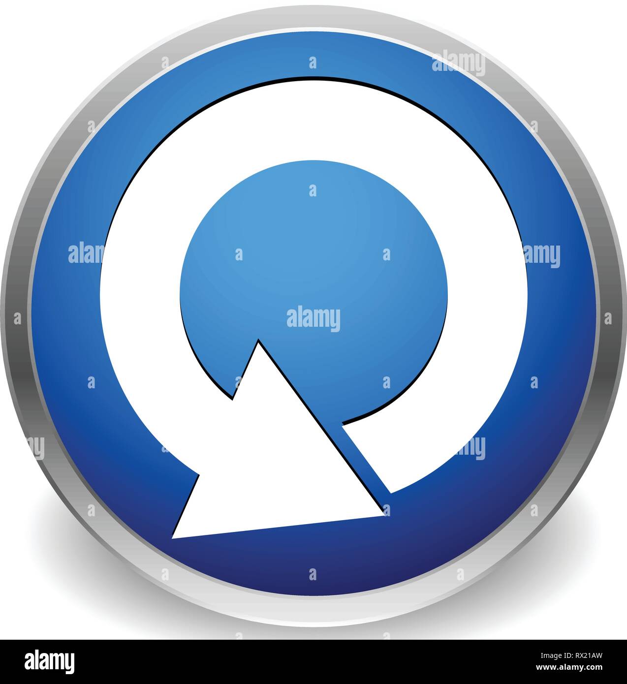 Circular 360 degree arrow icon, Phase, cycle, restart and similar ...