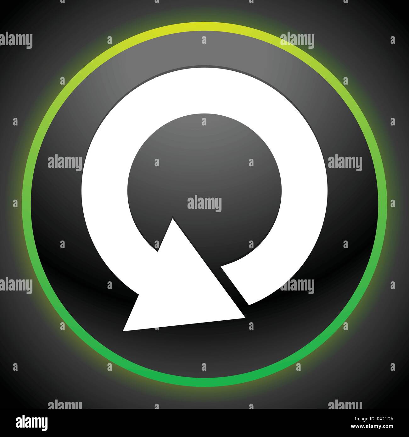 Circular 360 degree arrow icon, Phase, cycle, restart and similar ...