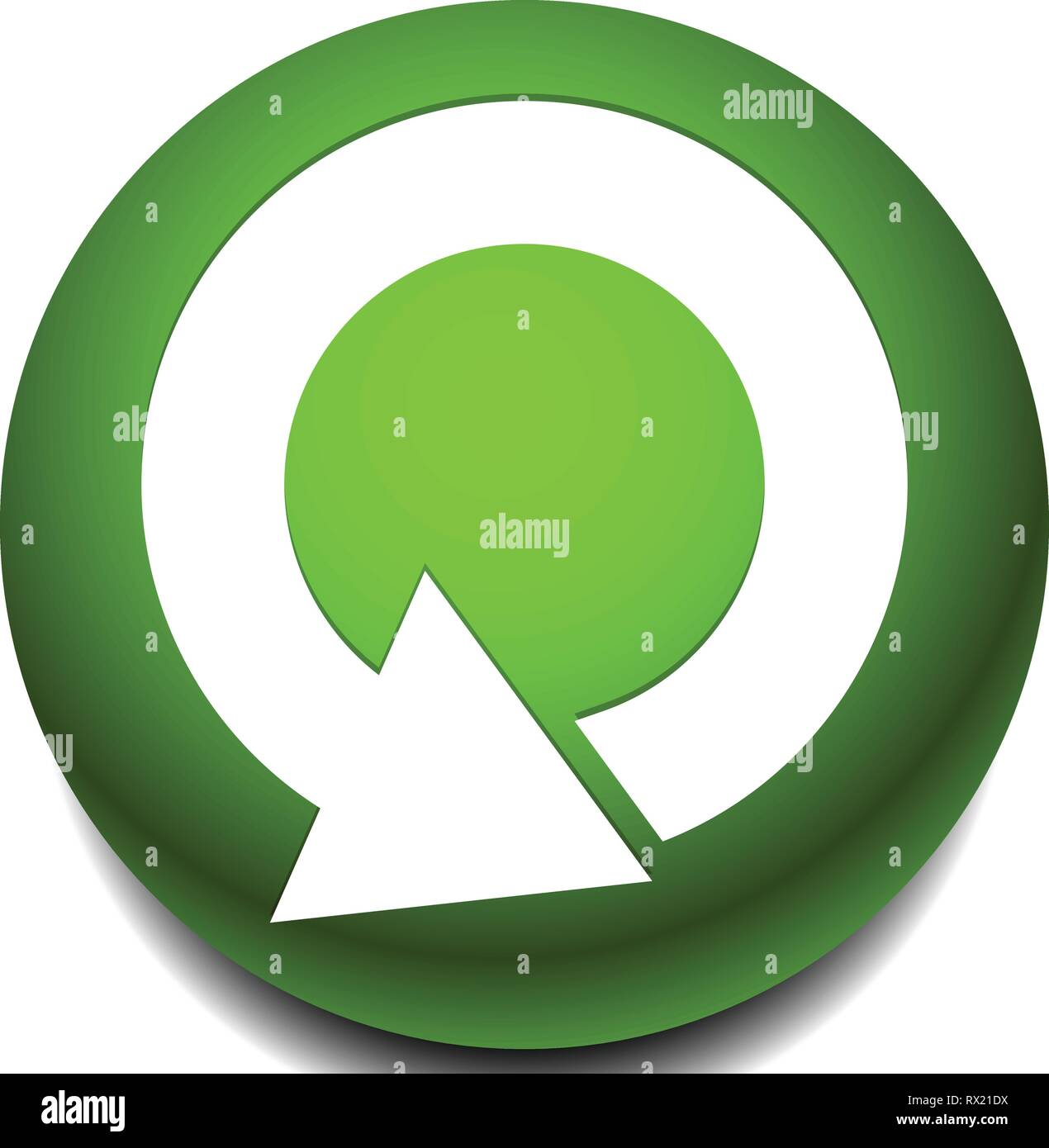 Circular 360 degree arrow icon, Phase, cycle, restart and similar ...
