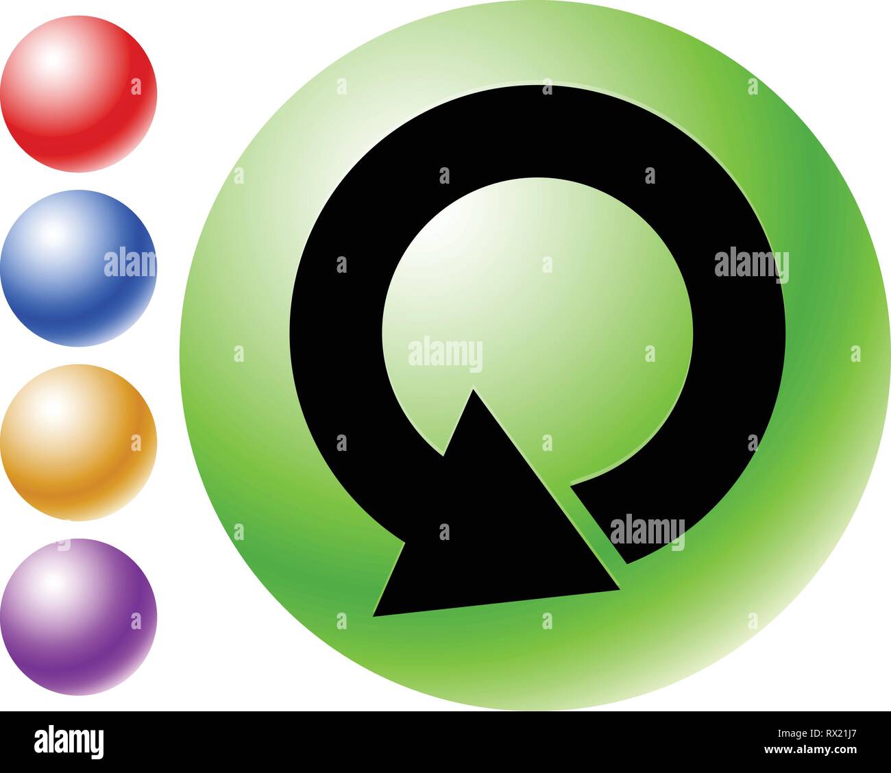 Circular 360 degree arrow icon, Phase, cycle, restart and similar ...