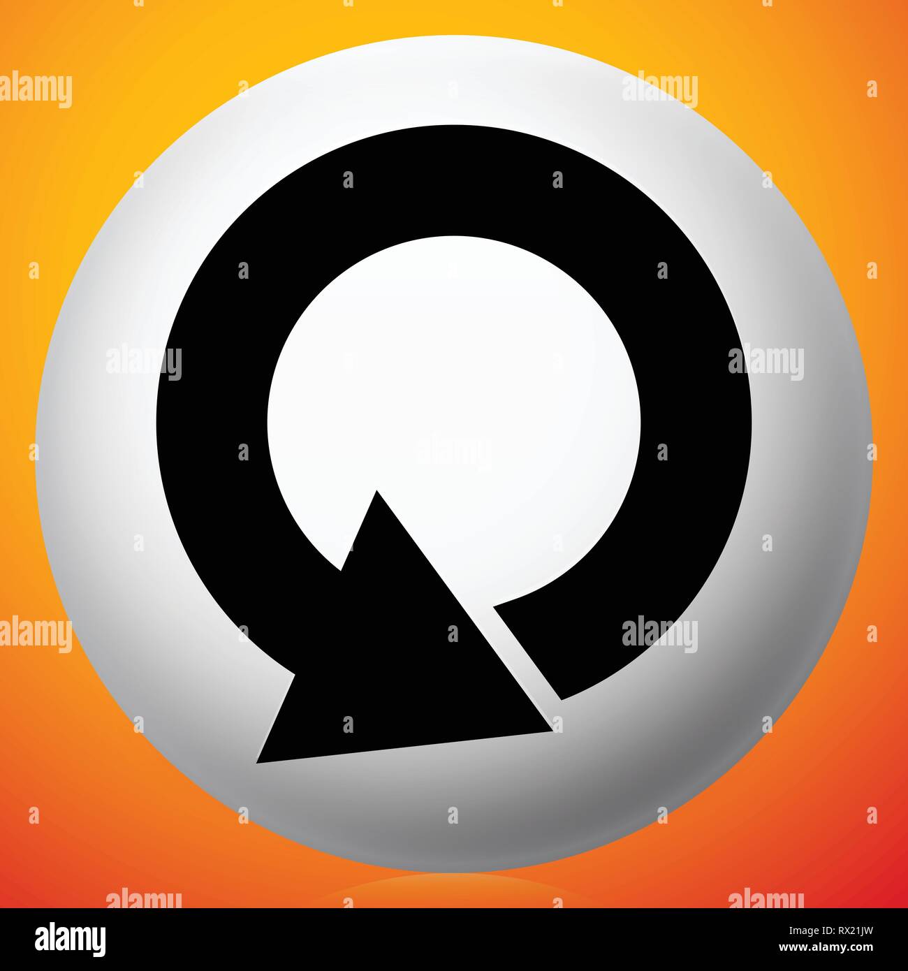 Circular 360 degree arrow icon, Phase, cycle, restart and similar ...