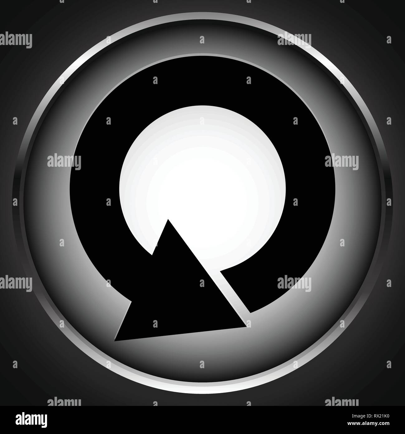 Circular 360 degree arrow icon, Phase, cycle, restart and similar ...