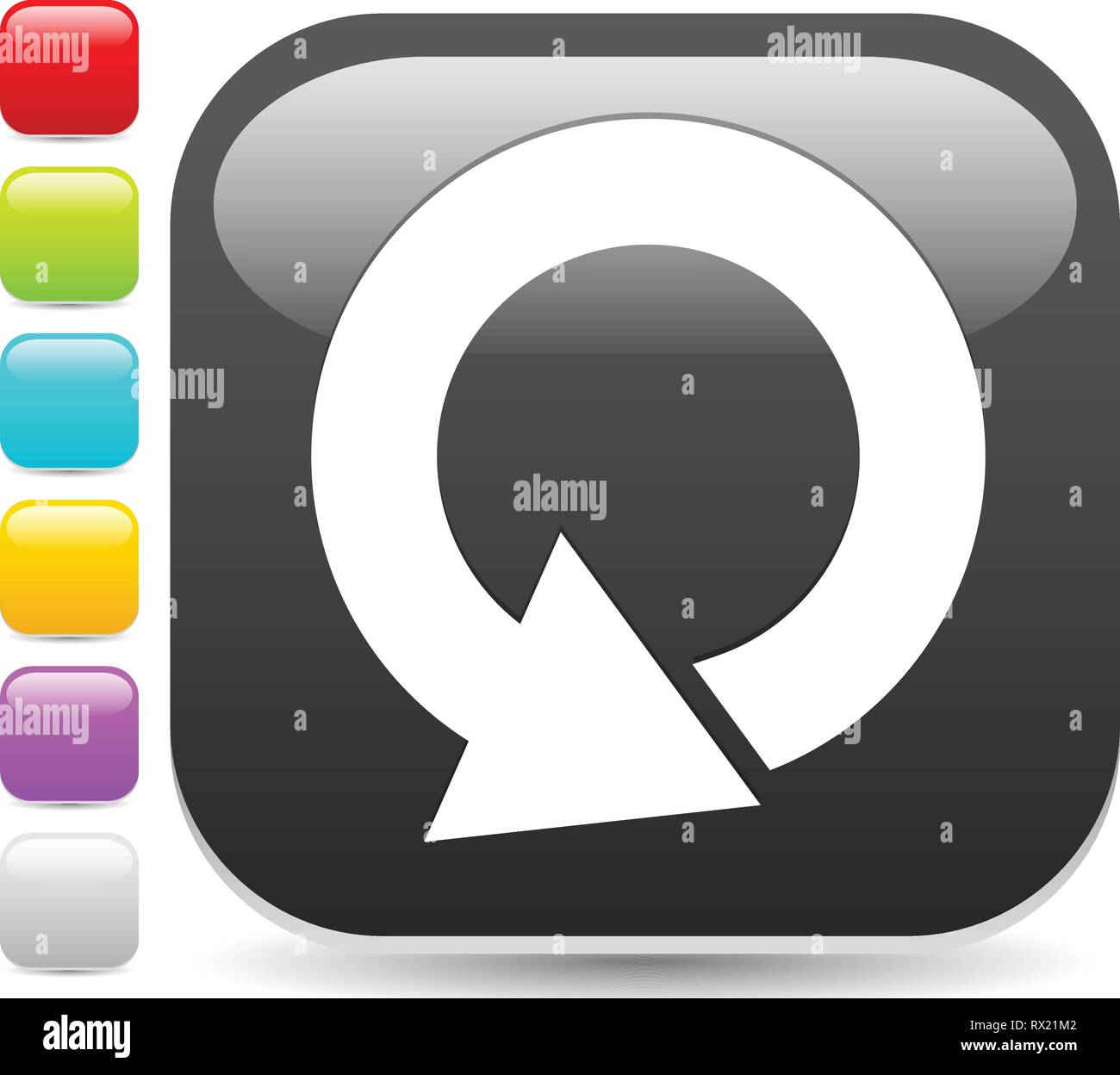 Circular 360 degree arrow icon, Phase, cycle, restart and similar ...