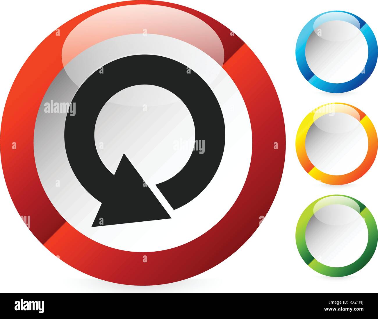Circular 360 degree arrow icon, Phase, cycle, restart and similar ...
