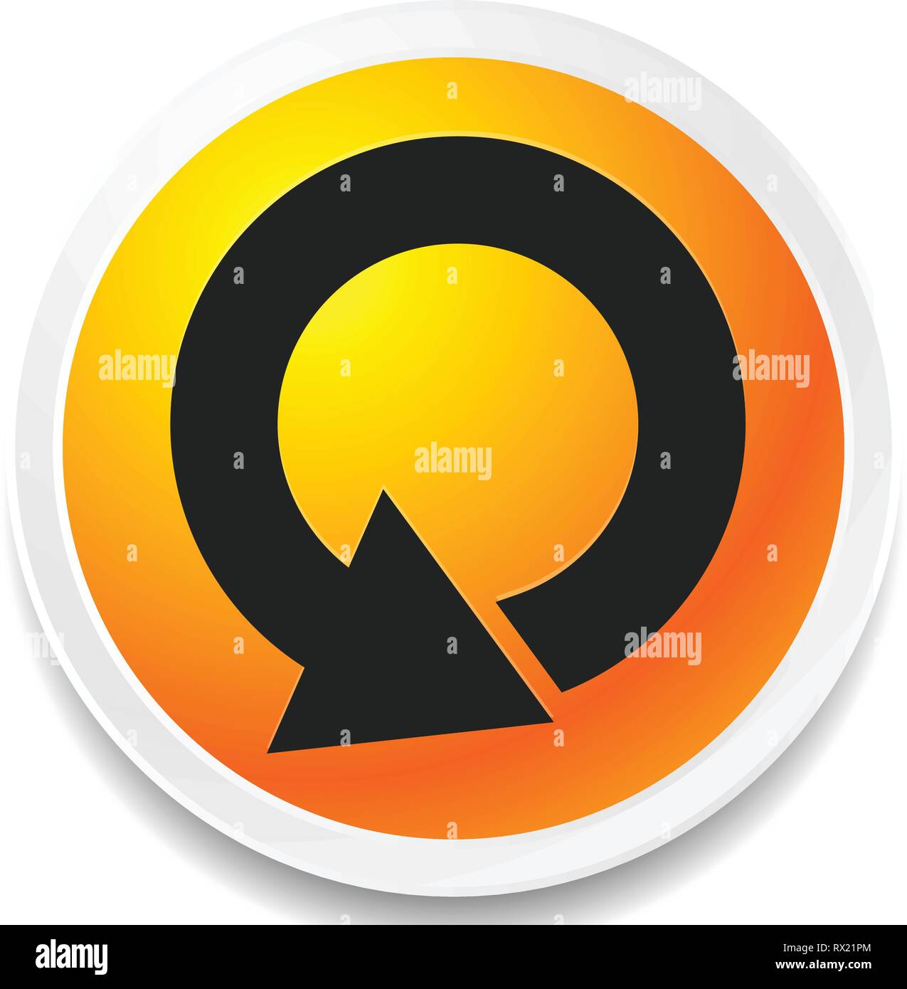 Circular 360 degree arrow icon, Phase, cycle, restart and similar ...